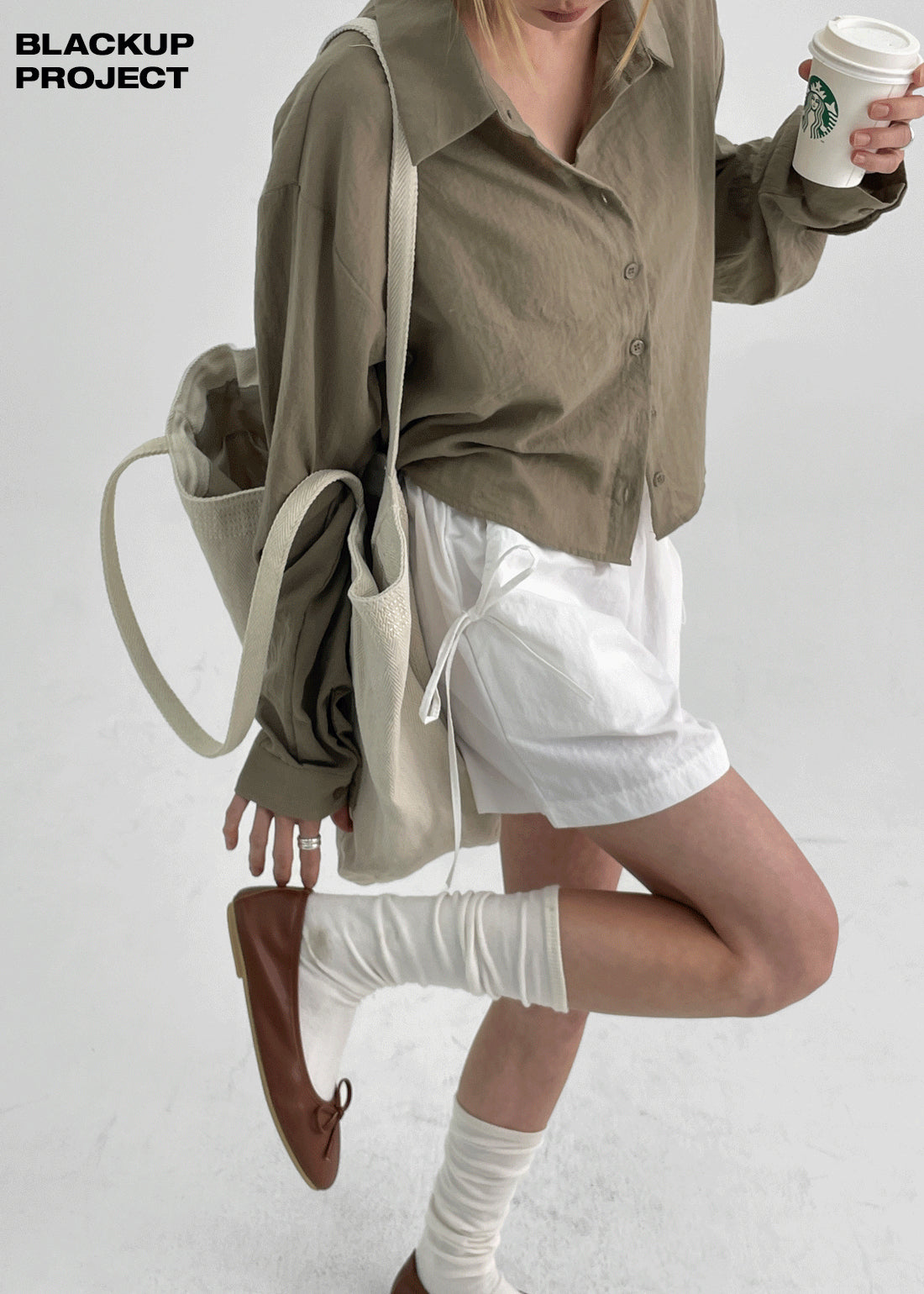 [MADE] Seeker Summer Crop Shirt – BLACKUP